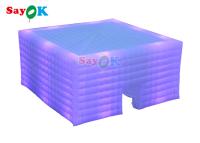 China Sayok 10x10x5m Inflatable LED Party Tent Automatic Air Tent for Outdoor Events for sale