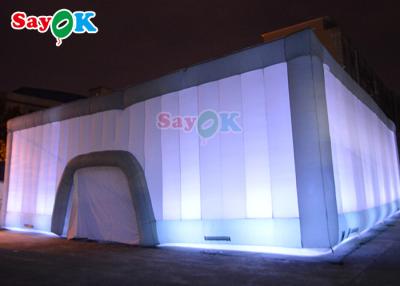 China Inflatable Cube Tent for Outdoor Events Party Night Club Air Blow Up Tent Custom Size for sale