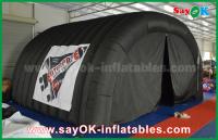 China Black 210D Oxford Inflatable Tunnel Camping Tent with Total Dark Inside Custom Logo for sale