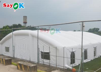 China PVC Waterproof Inflatable Wedding Tent 0.55mm White Marquee Outdoor Event Tent Custom Size for sale