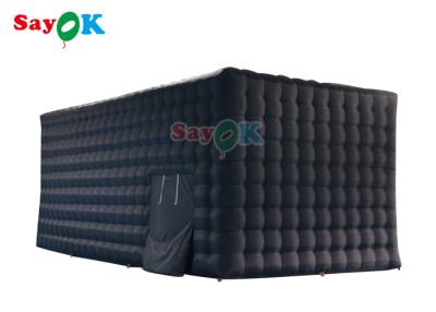 China Sayok LED Light Cube Inflatable Marquee Tent with Remote Controller Custom Size for sale