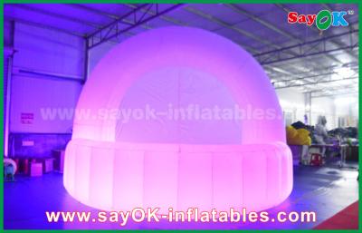 China Inflatable Nightclub Bar Tent Waterproof Oxford Cloth Dome with LED Lighting Custom Size for sale