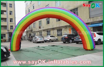 China Custom Inflatable Race Arch 8m 10m 12m Durable Oxford Cloth or PVC with CE UL Blower for sale