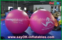 China Giant 2m Diameter PVC Red Inflatable Helium Balloon for Outdoor Advertising for sale