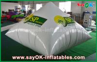 China Custom White PVC Inflatable Pyramid 0.6mm with Logo Printing for Advertising for sale