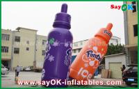 China Custom Giant Inflatable Baby Feeder Drink Bottle 210D Oxford Cloth Advertising Model for sale