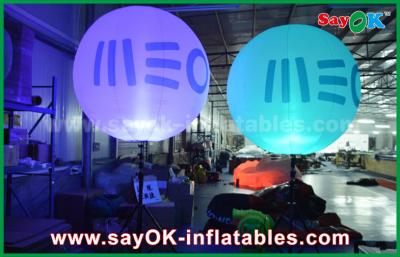 China 1.5m DIA Tripod Standing Inflatable Balloon with LED Light for Advertising for sale