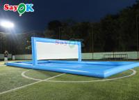 China Custom Inflatable Water Volleyball Court for Pool Park Beach 10x20ft Sports Game for sale