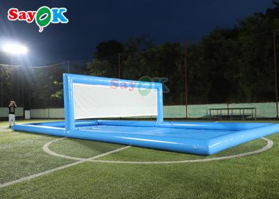 China Custom Inflatable Water Volleyball Court for Pool Park Beach 10x20ft Sports Game for sale