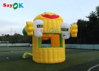 China Custom Inflatable Lemonade Booth 3x3x4m Durable Oxford Cloth with Blower for Events for sale