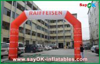 China Customizable Inflatable Rainbow Arch 9m Long PVC Entrance Arch for Advertising Events for sale