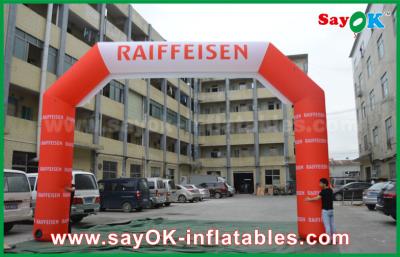 China Customizable Inflatable Rainbow Arch 9m Long PVC Entrance Arch for Advertising Events for sale