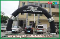 China Custom Inflatable Finish Arch 8m x 4m Full Color Print PVC Welcome Entrance Archway for sale