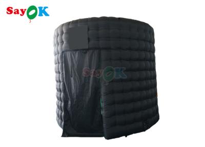 China Portable Customized Air 360 Photo Booth Enclosure Inflatable Cube Backdrop Tent for sale