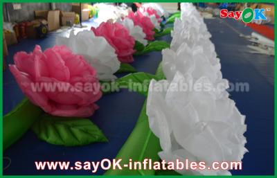 China Color Change LED Inflatable flower Chain For wedding Decoration for sale