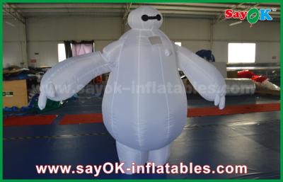 China Custom Inflatable Baymax Mascot Costume - 100V-240V Power, Oxford Cloth Material for Amusement Parks for sale