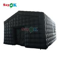 China Portable LED Inflatable Nightclub Tent 3m x 3m Disco Party Cube for Rent for sale