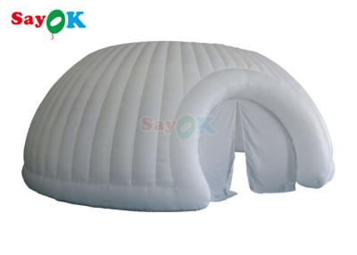 China Inflatable Dome Marquee Tent 8x3.2m White Wedding Party Event Panorama Tent for sale