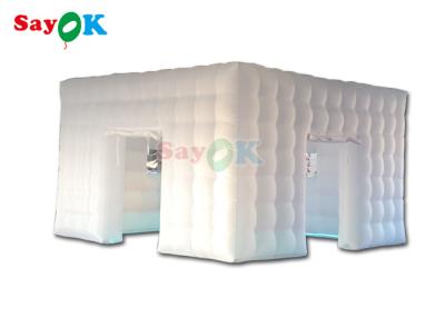 China PVC Inflatable Nightclub Tent 5x5x3m Customizable LED Party Tent for Events for sale