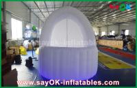 China White 3m DIA Inflatable Tent Bar with LED Light Oxford Cloth Outdoor Event Shelter for sale