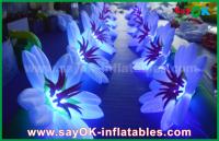 China Inflatable Flower Chain Decoration / Wedding Stage Inflatable Light Decoration for sale
