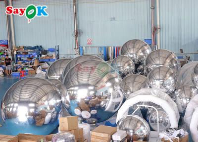 China Colorful PVC Inflatable Reflective Ball Christmas Decoration - 0.65mm/0.9mm PVC Material with 3-Year Warranty for sale