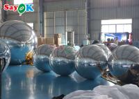 China Inflatable PVC Mirror Ball 1m 3.5m 5m Gold Silver Disco Party Wedding Decoration for sale
