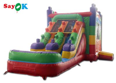 China 0.55mm PVC Inflatable Unicorn Bounce House with Slide for Kids Outdoor Play for sale