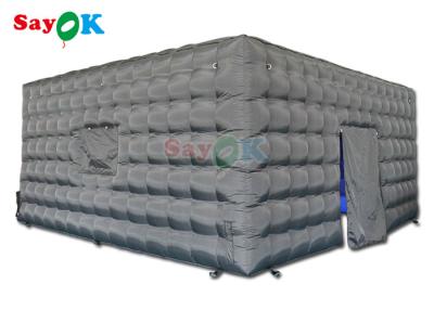 China Airproof Inflatable Night Club Cube Wedding Party Tent 6x6x3mH with 250W Blower for sale