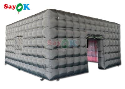China Portable Inflatable Cube Tent 19.7x19.7x9.8ft for Nightclub Party Rental with Blower for sale