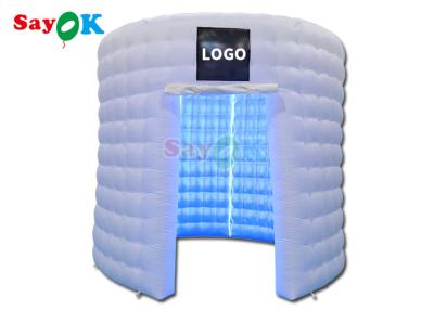 China OEM Inflatable Photo Booth Tent 360 Enclosure Backdrop 110-240V Custom Size for sale