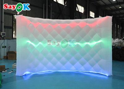 China Sayok Inflatable Photo Booth Wall 9.8x4.9x7.5ft LED Backdrop for Event Exhibition for sale