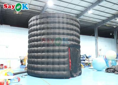 China Customized Inflatable 360 Photo Booth Enclosure 5m Diameter Cube Backdrop Tent for Party for sale