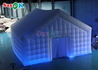 China Custom Inflatable White Tent 7x7.6m for Wedding Party Advertising Fire Retardant for sale