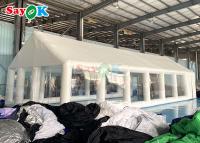 China Inflatable TPU Swimming Pool Tent 12x4.6x3.15m with Blower and LED Lights for sale