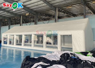 China Customized Large Transparent Inflatable Cover Tent 12x4.6x3.15m for Pool Party and Event for sale