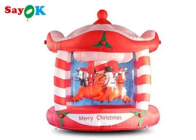 China Custom 3m Outdoor Inflatable Christmas Carousel - Oxford Cloth Material with 1-7 Day Production for sale