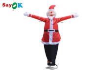 China 10m Inflatable Christmas Air Dancer Wacky Waving Tube Man Advertising Decoration with CE Blower for sale