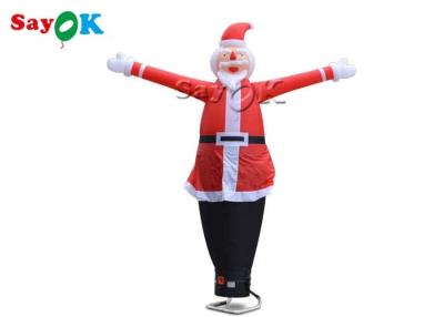 China 10m Inflatable Christmas Air Dancer Wacky Waving Tube Man Advertising Decoration with CE Blower for sale