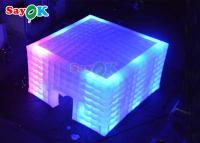 China Commercial White Inflatable Nightclub Party Tent - 5-10 Minute Setup with Custom Sizes and 0.55mm PVC Material for sale