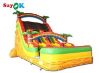 China Commercial Inflatable Water Slide 29.5x18x19.7ft PVC Bouncer with Blower for Kids Pool Party for sale