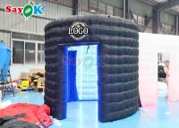 China Oxford Cloth Inflatable 360 Circular Photo Booth Enclosure Backdrop 110-240V for sale