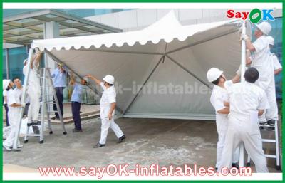 China Instant Canopy Tent 10x10m Waterproof with 850g/sqm PVC Roof and Aluminum Alloy Frame for sale