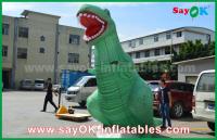 China Custom Inflatable Cartoon Character 3D Model Giant Dinosaur 2m to 10m Tall PVC Oxford Cloth for sale