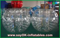 China Transparent PVC TPU Bubble Bumper Ball Soccer 1.5m Dia Inflatable Games for Adults for sale