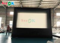 China Sayok 16ft Inflatable Outdoor Movie Projector Screen Portable Cinema with Blower for sale