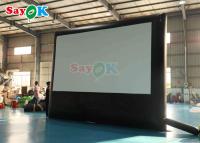 China 16ft Inflatable Movie Screen Portable Outdoor Cinema Screen 350W Blower for Events for sale
