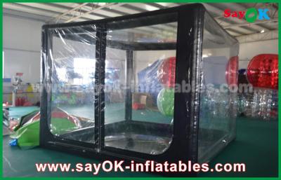 China Custom Transparent Inflatable Air Tent 0.55mm PVC for Commercial Advertising Promotion for sale