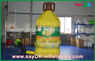 China Custom 3mH Inflatable Bottle for Corn Oil Commercial Advertising Durable PVC for sale