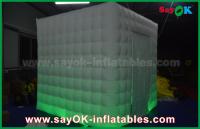 China Inflatable Photo Booth 2.5x2.5x2.5m Waterproof Wedding Tent with LED Strip for sale